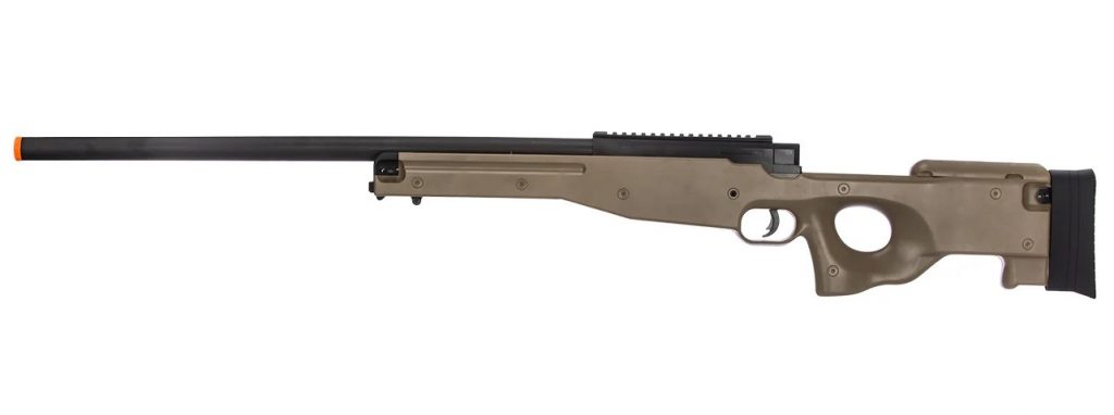 UK Arms L96 Spring Bolt Action Airsoft Sniper Rifle (Tan) - Airsoft-Guns